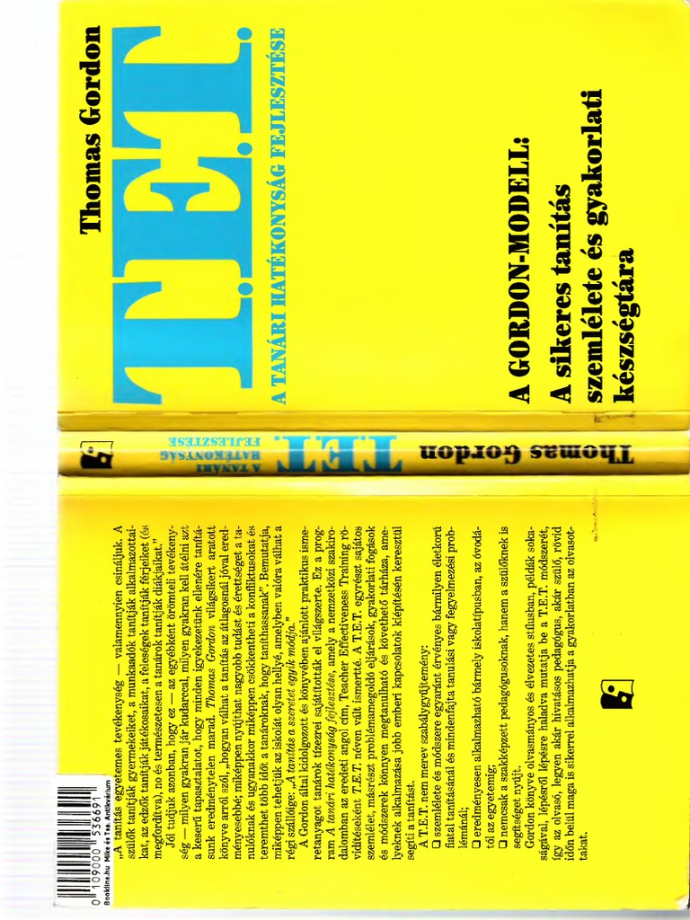 Gordon Thomas TET Tanári Eredményességi Tréning | PDF