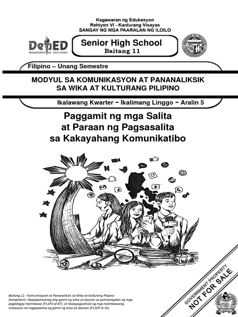 FIL 11 Q2 Wk5 Aral5 | PDF