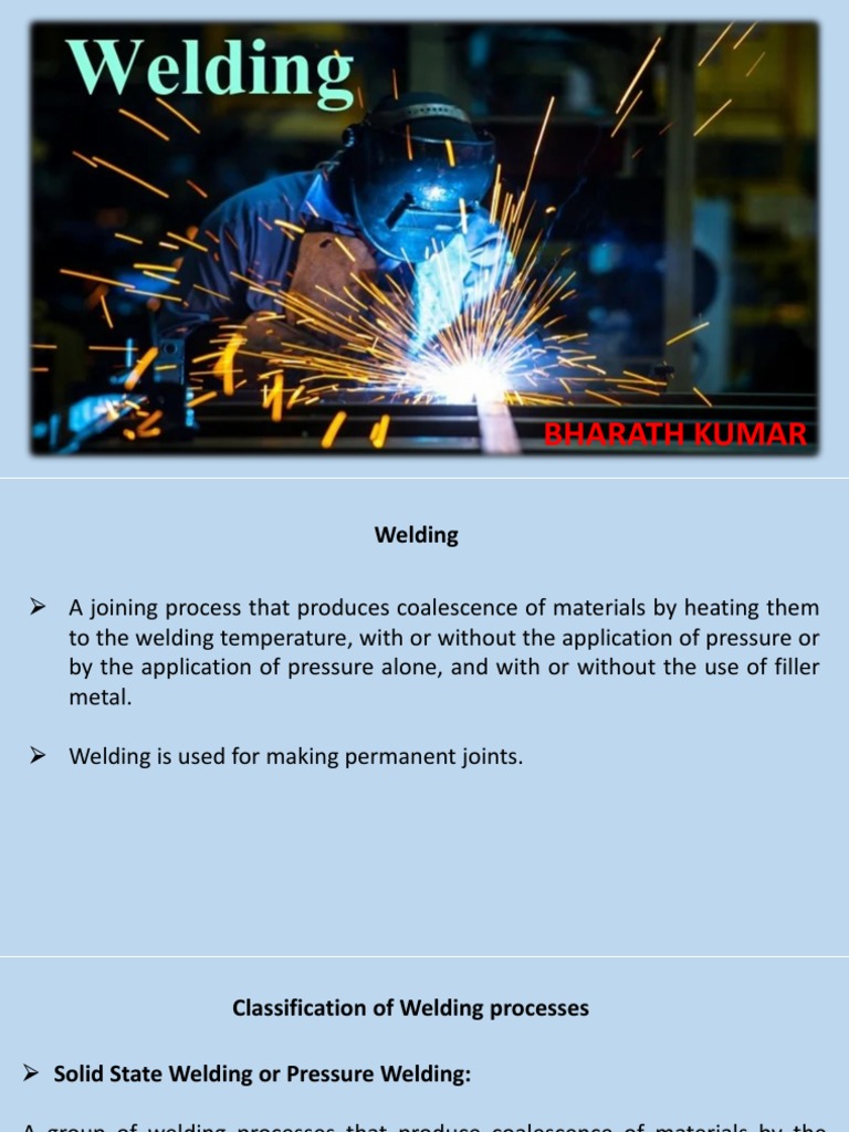 Presentation On Welding | PDF | Heat Treating | Construction