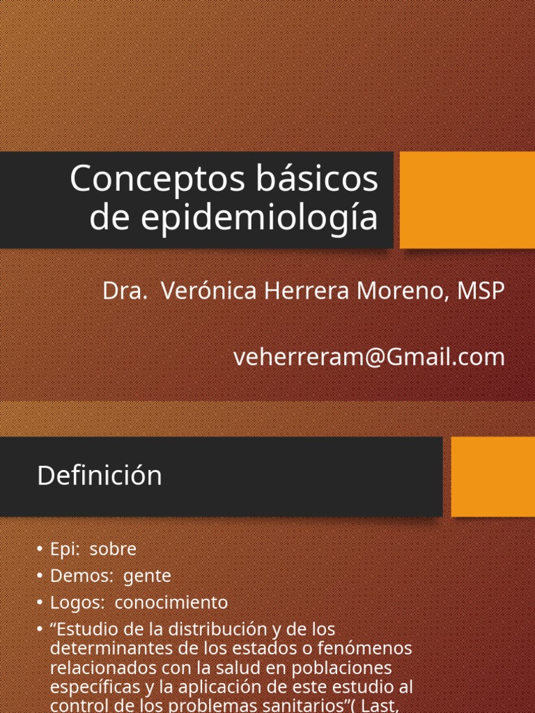 Conceptos Básicos de Epidemiología | PDF | Epidemiología | Experimentar