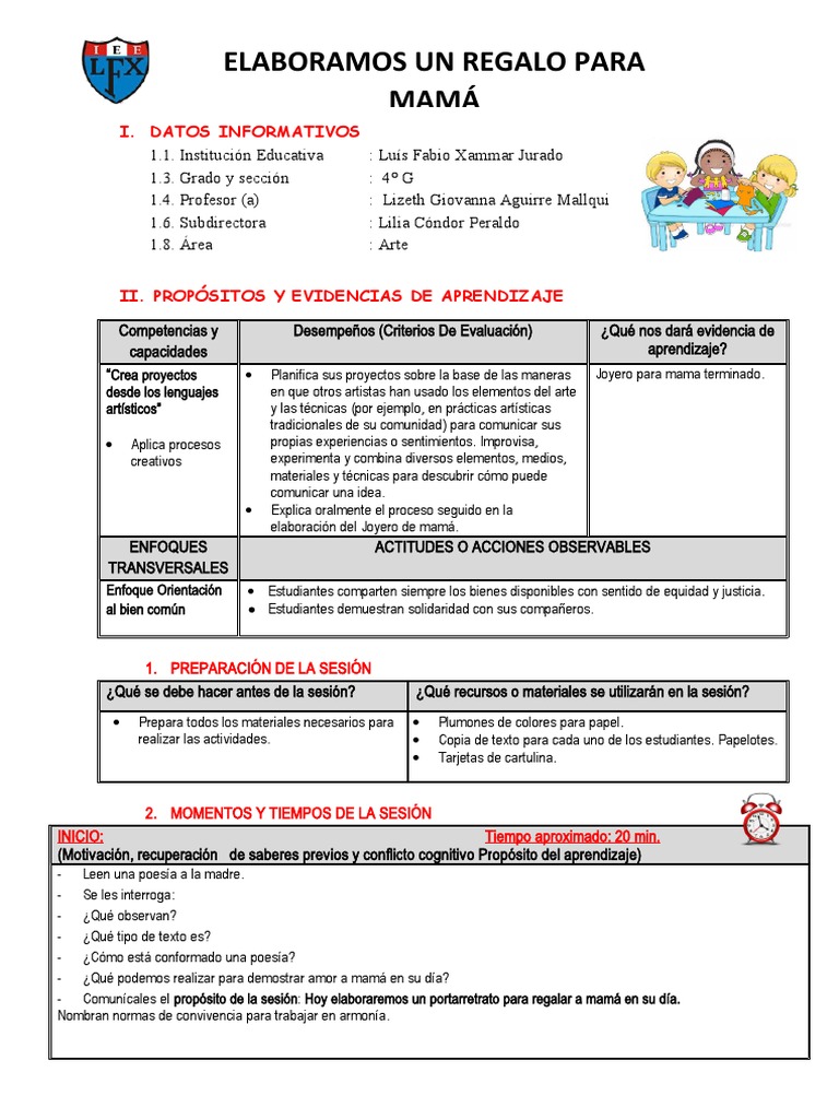 Arte Y Cultura Un Regalo Para Mamá Pdf