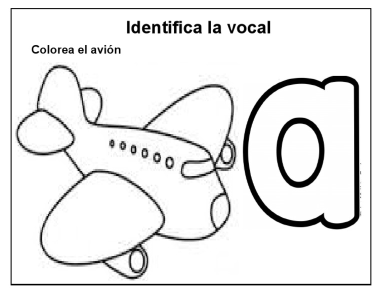 DECORA LA VOCAL Avion | PDF