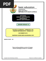 Physical Sciences Grade 12 Baseline memo 2025 | PDF