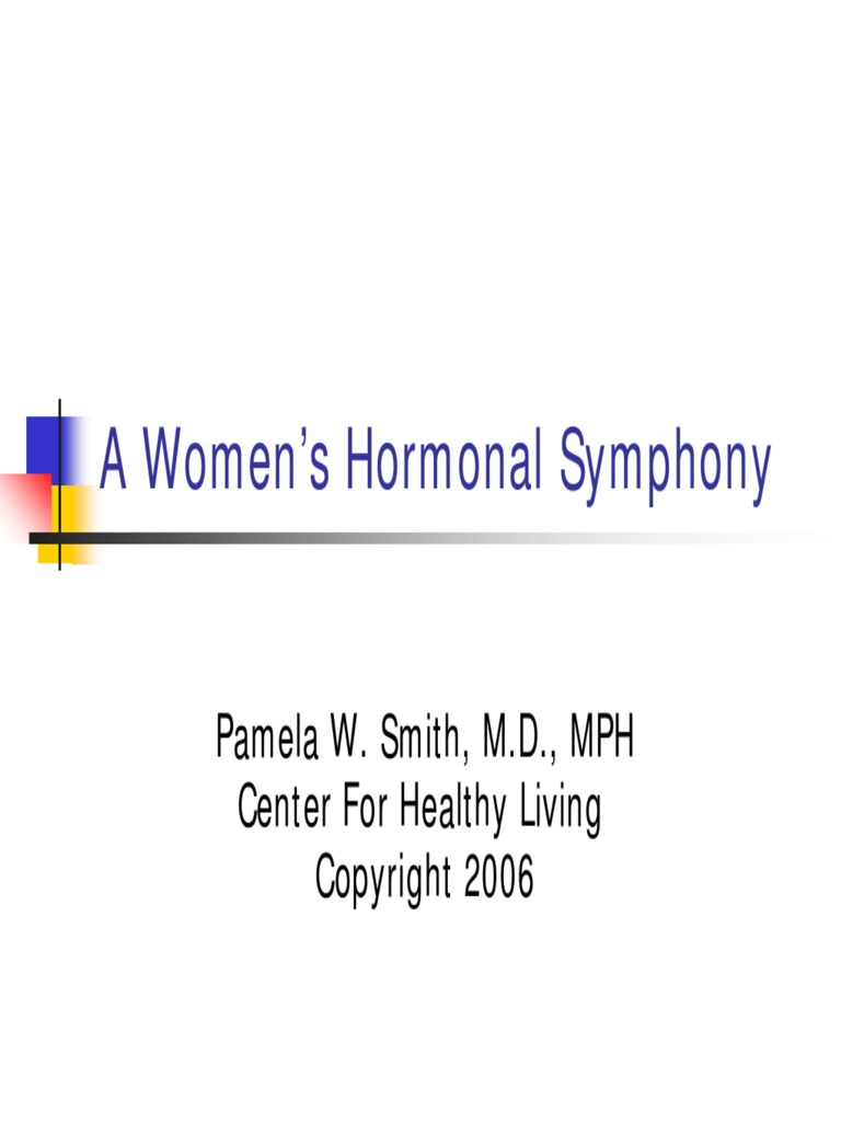 Womens Hormonal Symphony Pamela Smith | PDF | Hormone Replacement ...