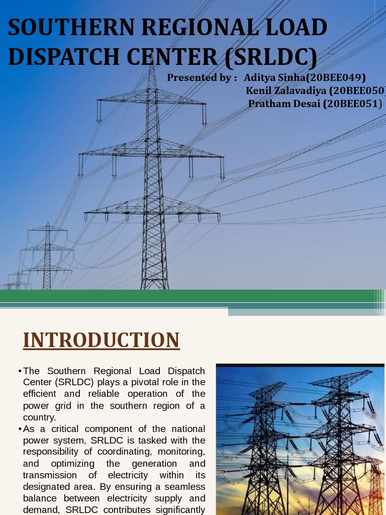 Group 19 - SRLDC - 20BEE049 - 50 - 51 - 24aug23 | PDF | Electrical Grid | Electrical Engineering