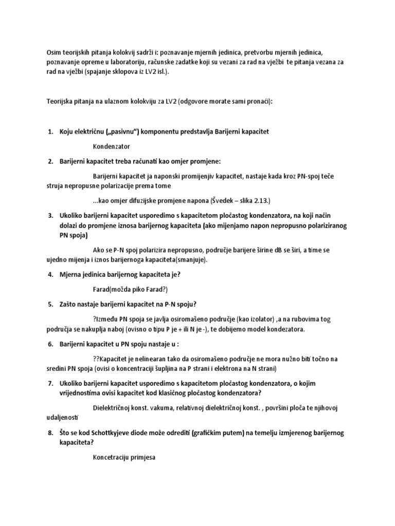 Elektronika LV2 | PDF