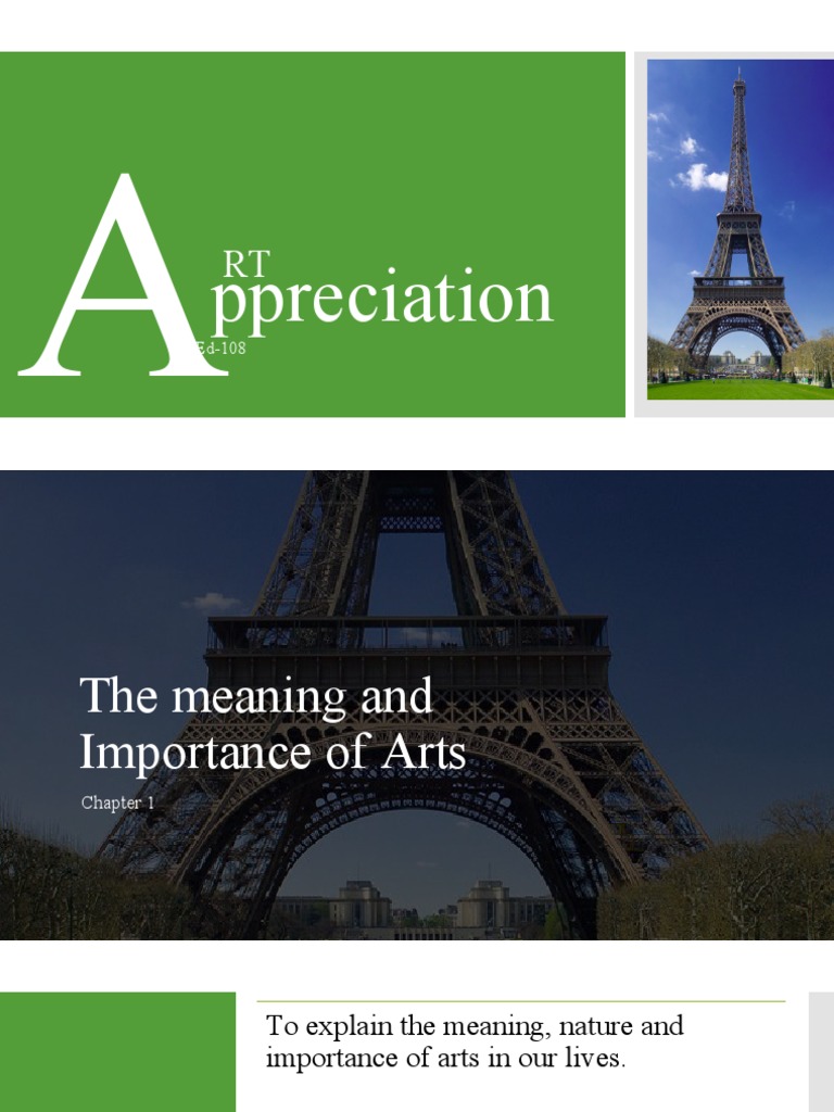 Chapter 1 Art Appreciation | PDF | The Arts | Paintings
