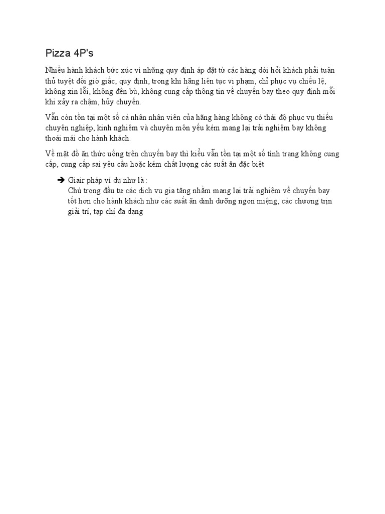 Pizza 4P | PDF