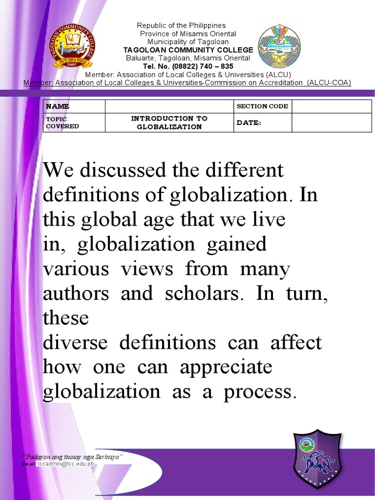 TASK-1-INTRODUCTION-TO-GLOBALIZATION-Copy | PDF