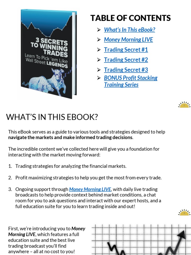 Ebook 3 Trading Secrets Learn To Pick em Like Wall Street Legends ...