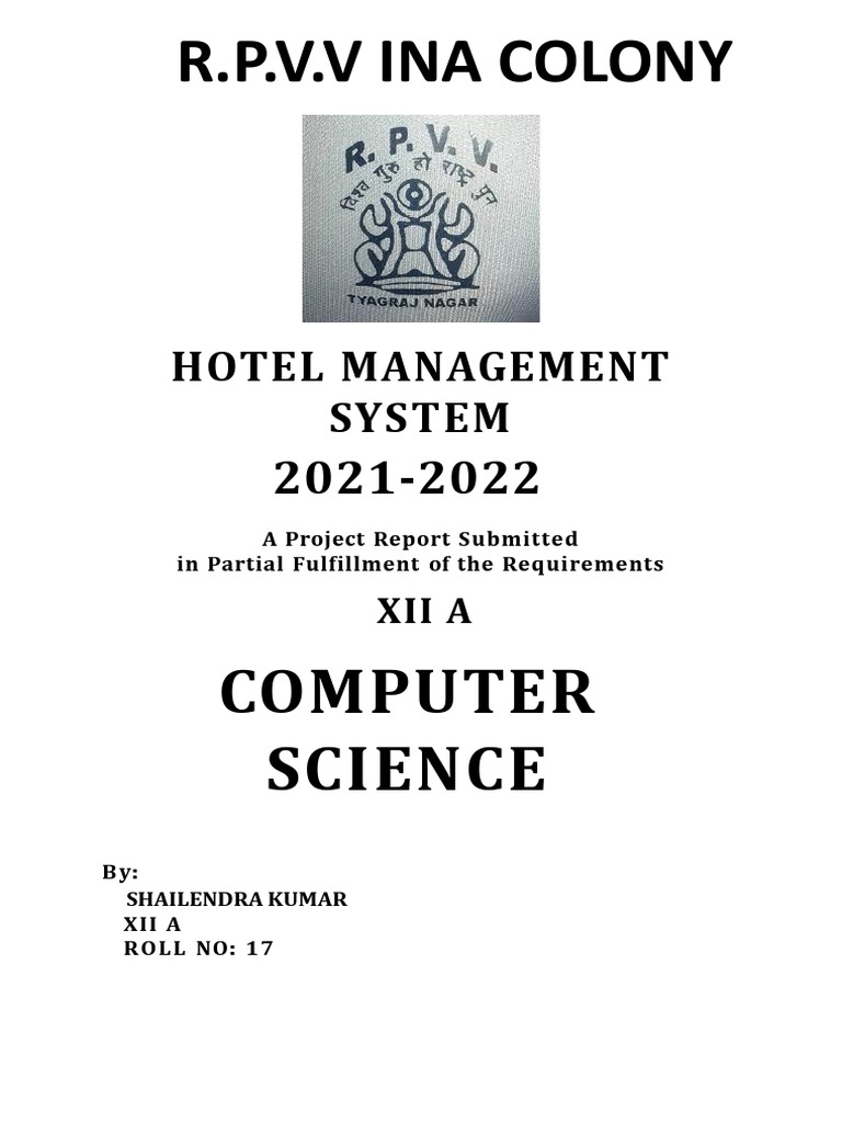 Shailendra Kumar PROJECT FILE | PDF | Trousers | Data Management