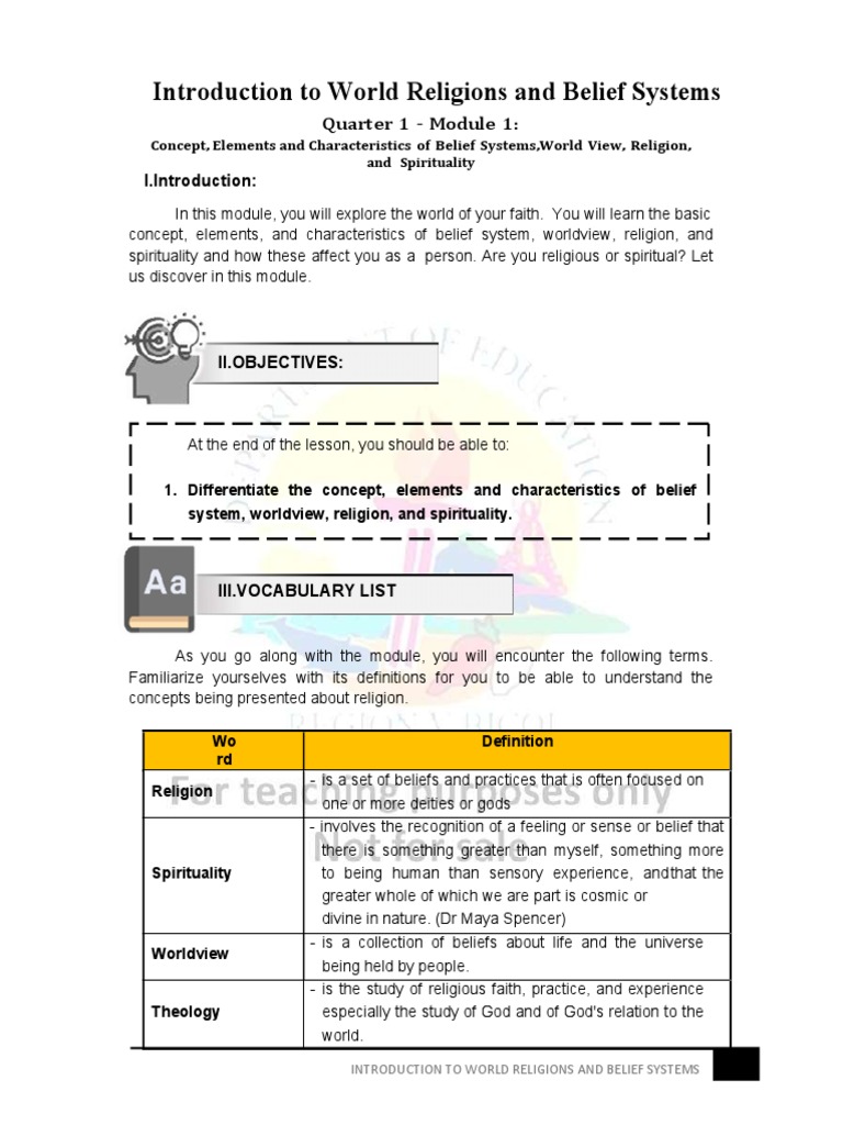 Iwrb M1 | PDF | God | Spirituality