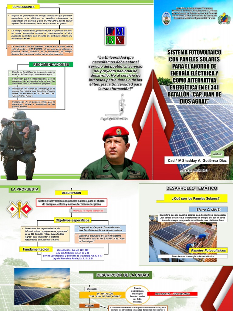 Triptico - Sistema Fotovoltaico | PDF