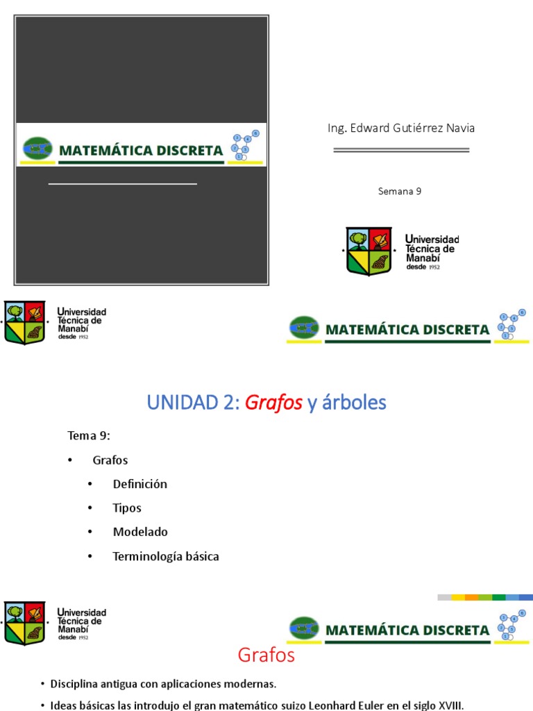 Tipos y Modelos de Grafos en Informática | PDF | Teoría de grafos ...