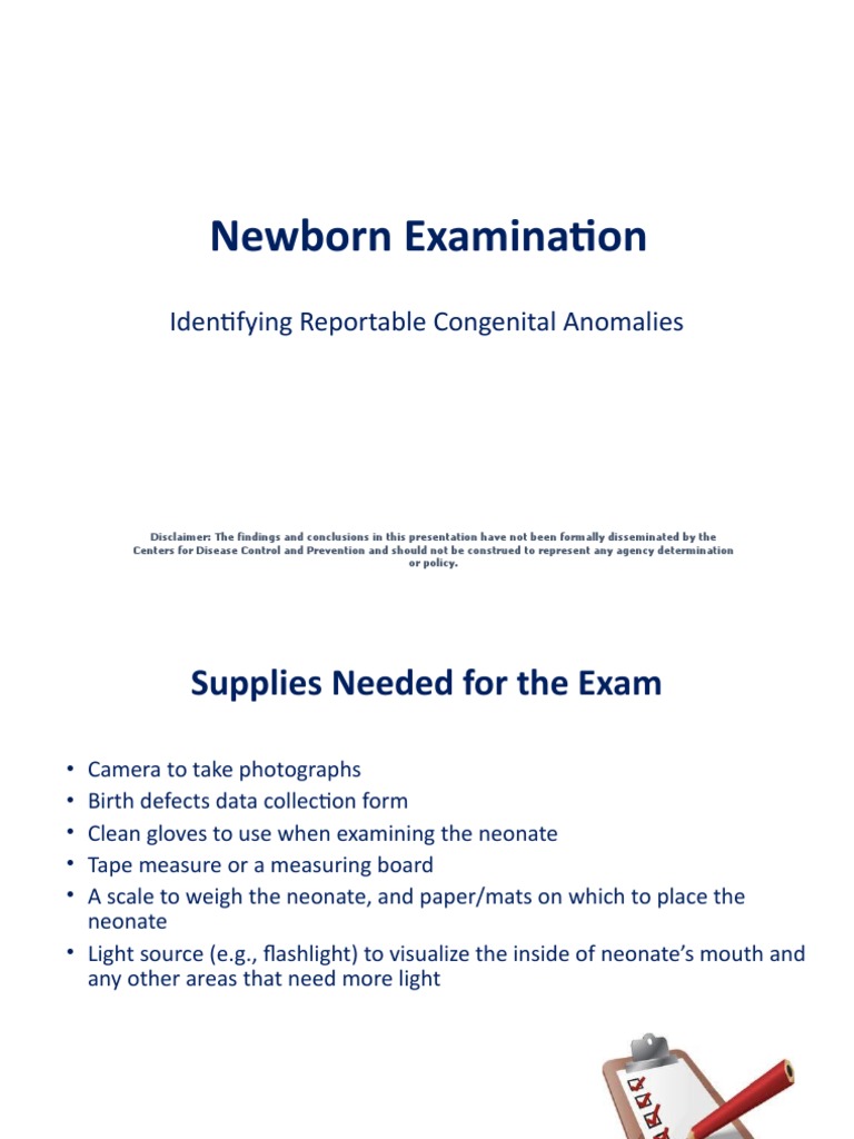 Newborn Exam | PDF | Infants | Skull