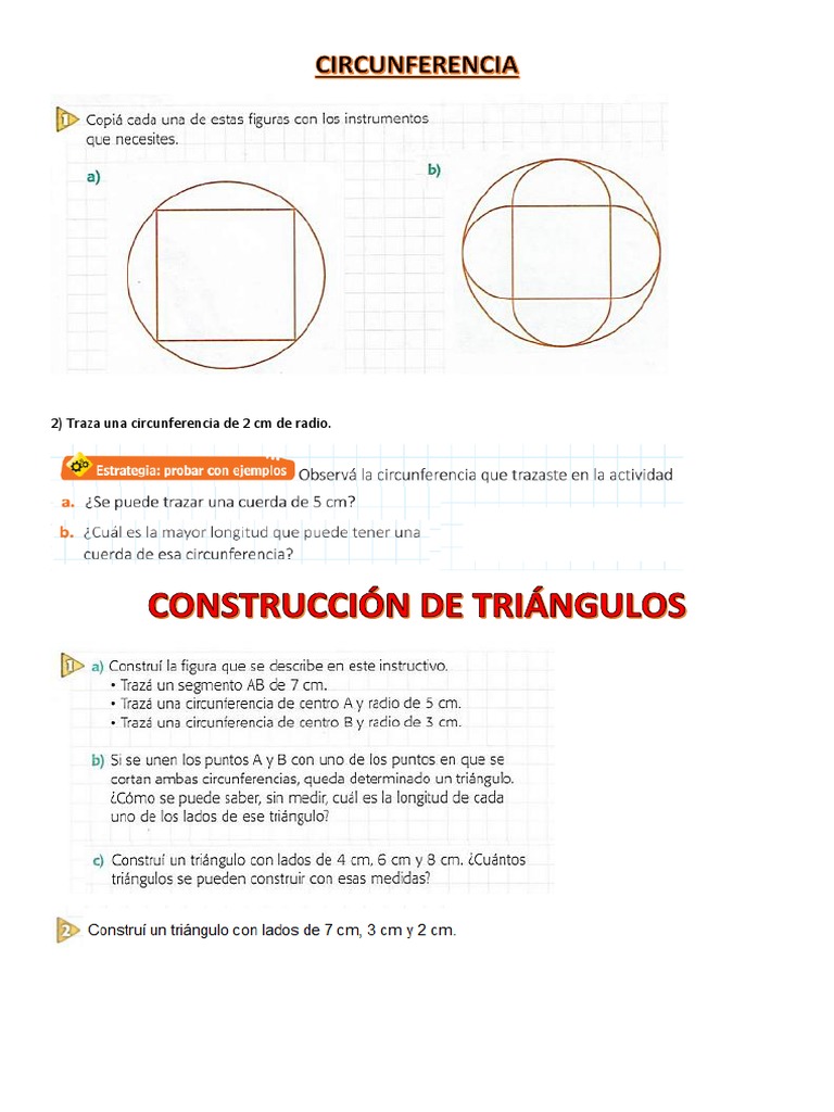 Actividades - Figuras Planas | PDF