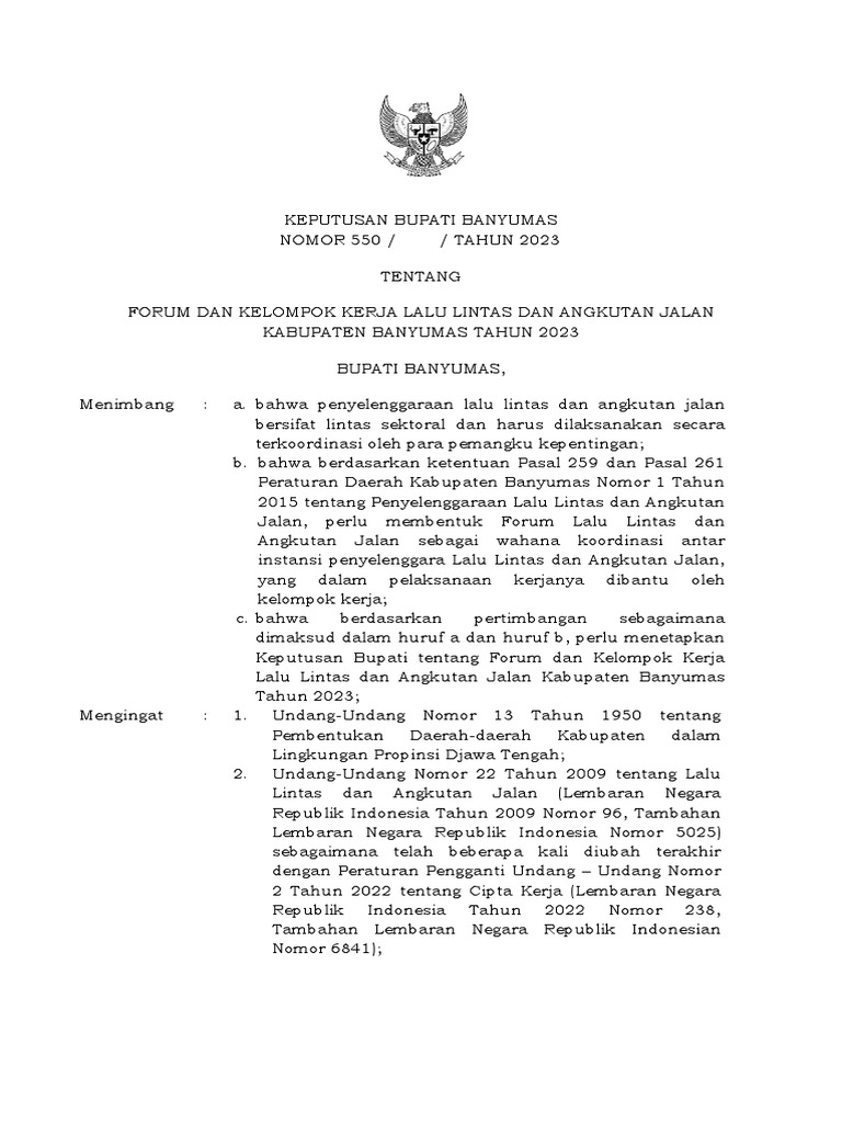 SK Tim Forum Llaj 2023 | PDF