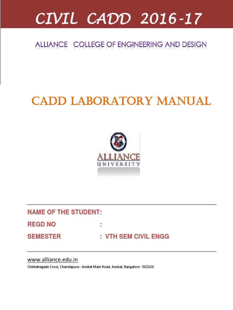 Cad Manual 2016 17 - 2 | PDF | Beam (Structure) | Computer Aided Design