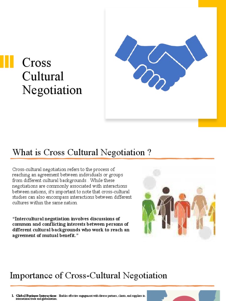 Cross Cultural Negotiation | PDF | Negotiation | Cross Cultural Communication