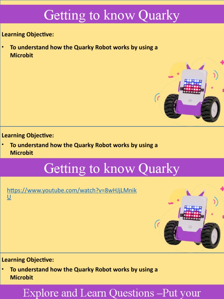 Understanding Quarky Robot Basics | PDF | Computers