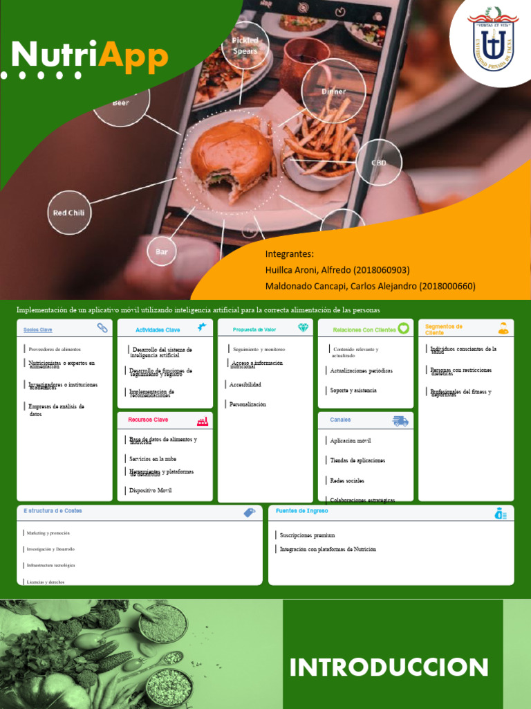Nutri App | PDF | Software de la aplicacion | Nutrición