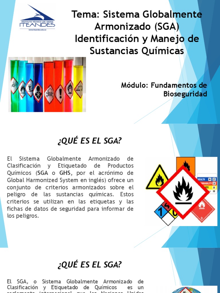 Sistema Globalmente Armonizado (SGA) | PDF | Higiene Ocupacional | Ciencias fisicas