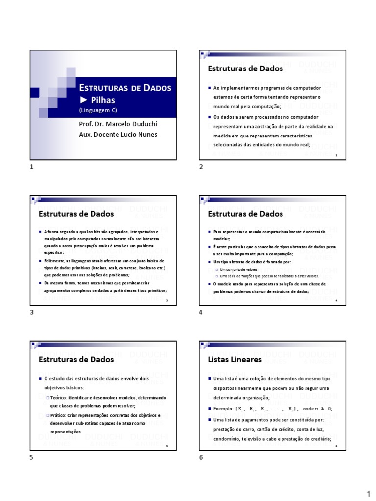 01 Pilhas C v8 | PDF | Estrutura de dados | Linguagem de programação