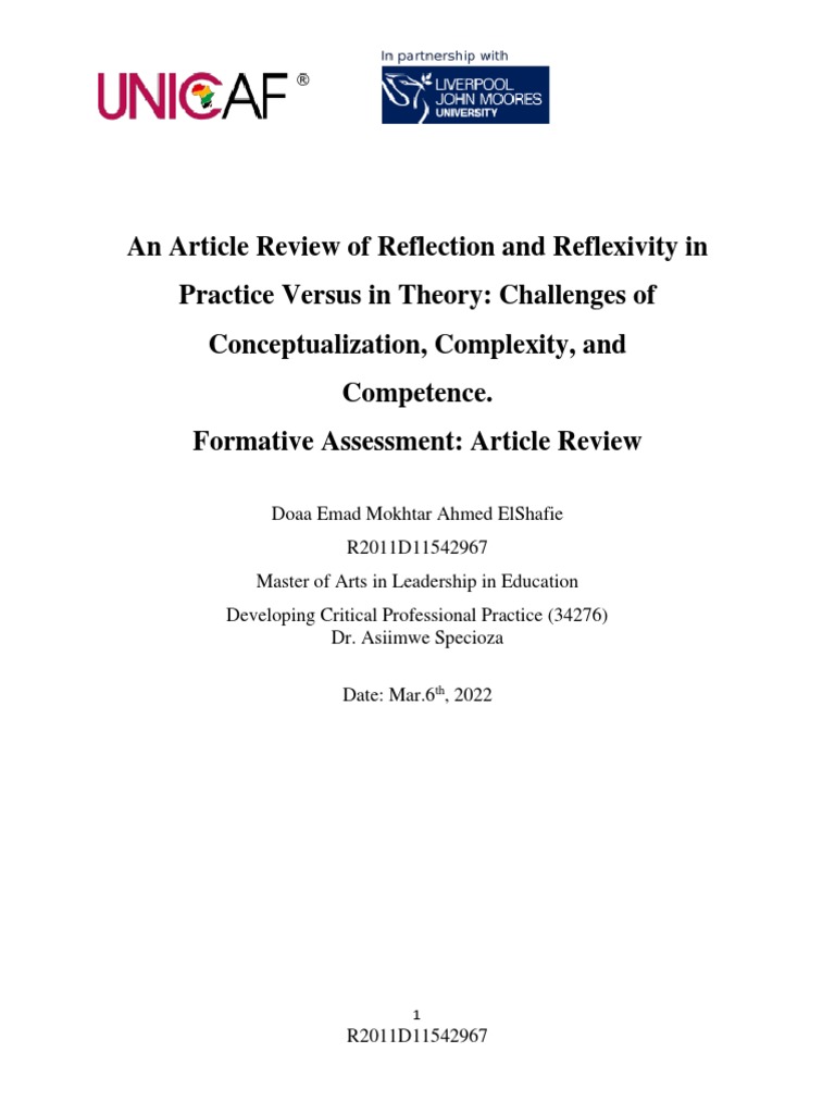 Article Review | PDF | Epistemology | Teachers