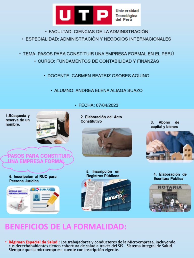 Infografia 2 Pasos para Constituir Una Empresa Formal | PDF | Pensión ... Infografia 2 Pasos para Constituir Una Empresa Formal | PDF | Pensión ...
