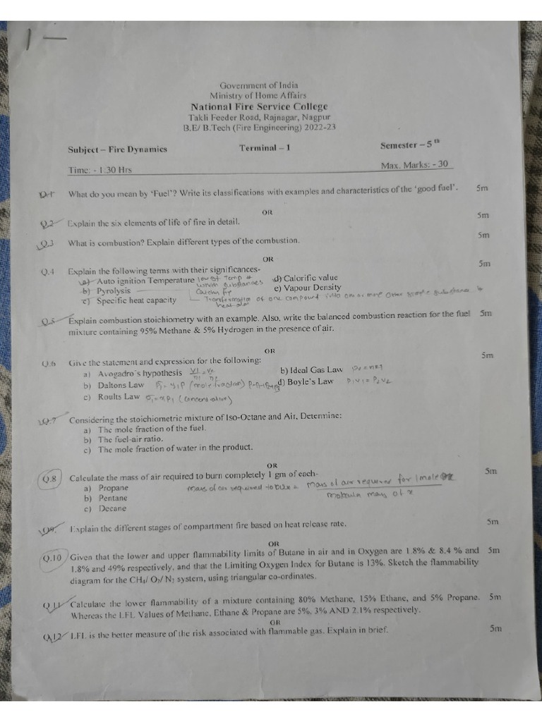 T1 Paper 5th Sem | PDF