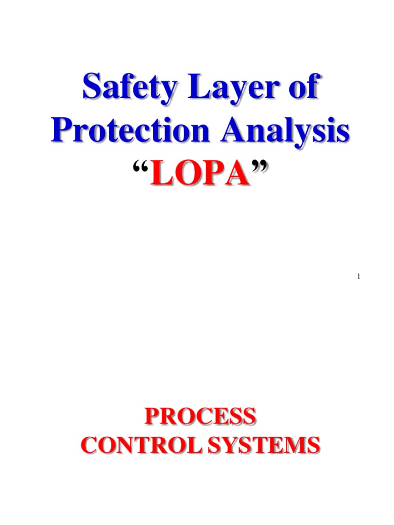 LOPA | PDF | Risk | Automation