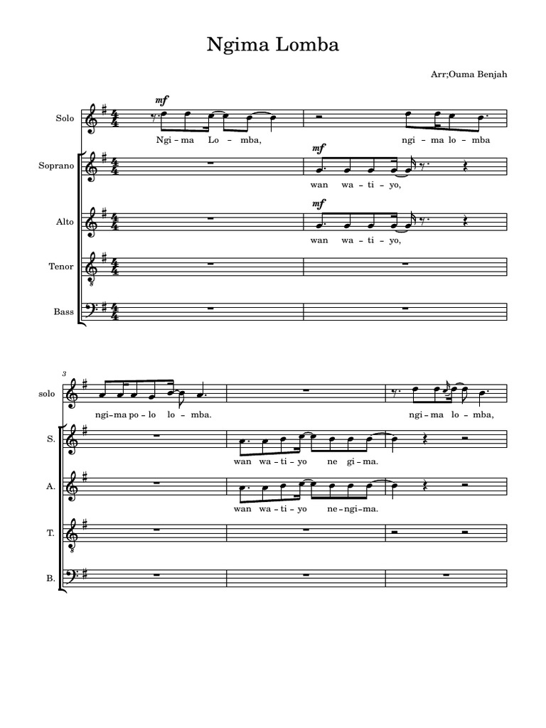 Ngima Lomba 2ND | PDF