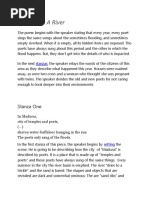 Small Towns and Rivers - Poem Appreciation | PDF