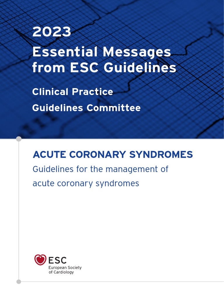 Essential Messages - 2023 ACS | PDF | Percutaneous Coronary ...