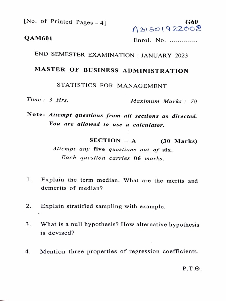Statistics 1 | PDF | Statistics | Regression Analysis