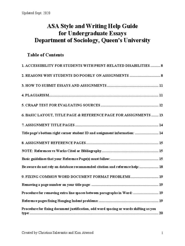 ASA Guide 255 | PDF | Citation | Plagiarism
