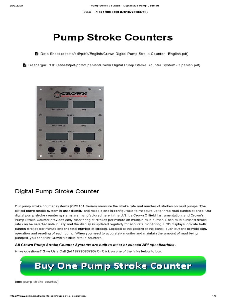Pump Stroke Counters - Digital Mud Pump Counters CROWD | PDF | Switch ...
