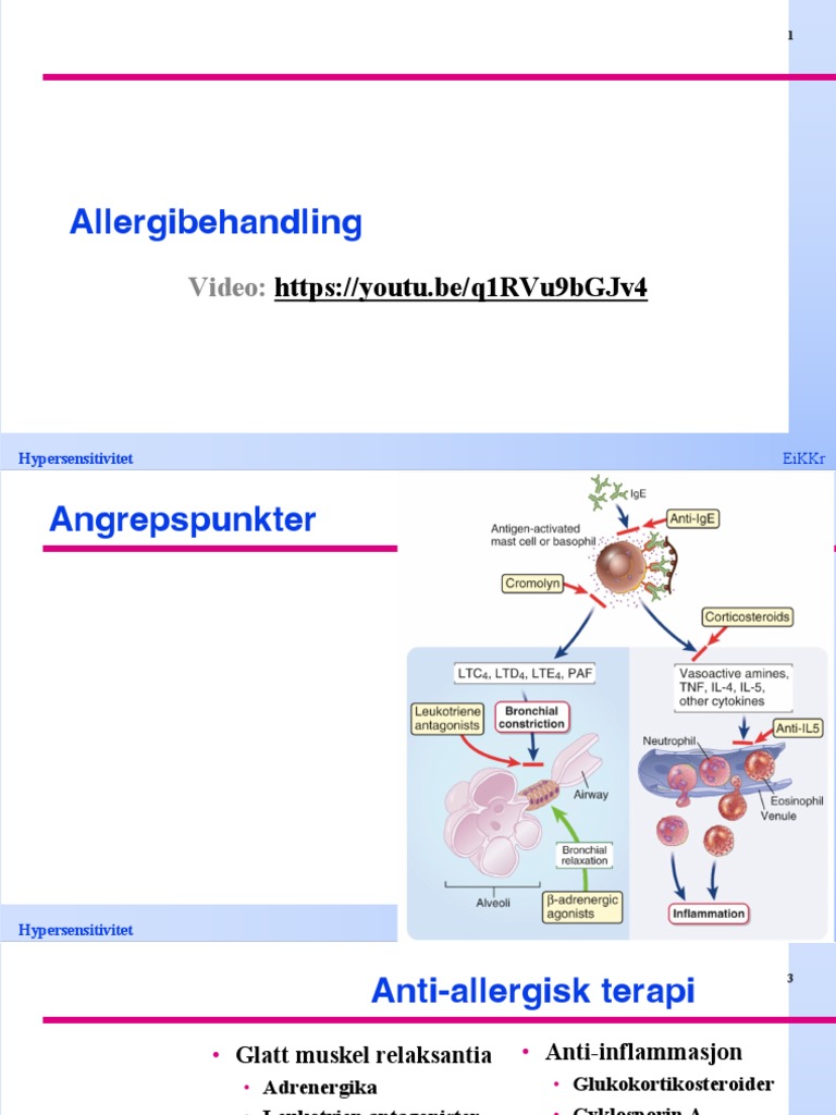 ALLERGI Behandling MED3 | PDF