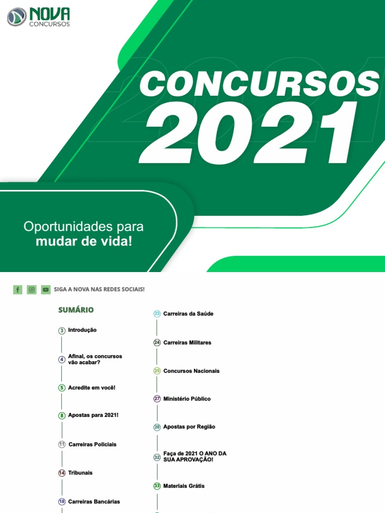 E Book Concursos 2021 | PDF