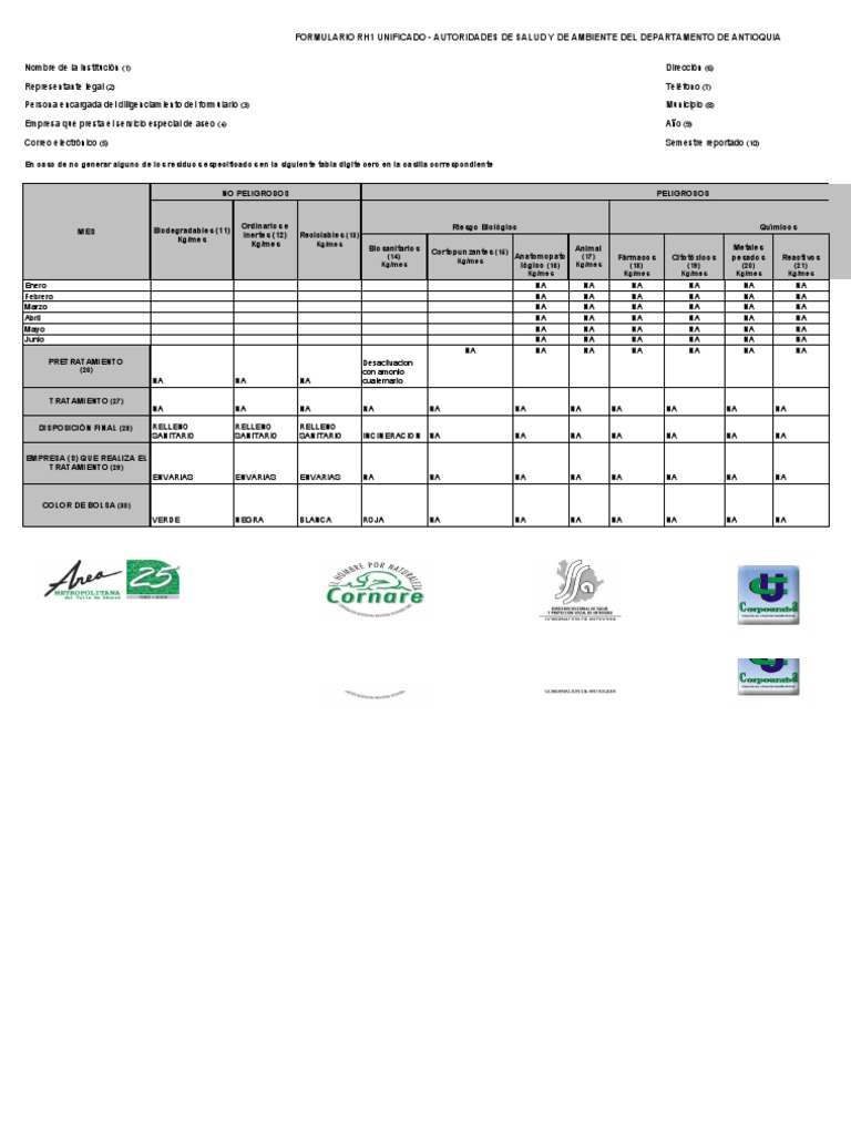 Formulario Rh1 Unificado (2) | PDF