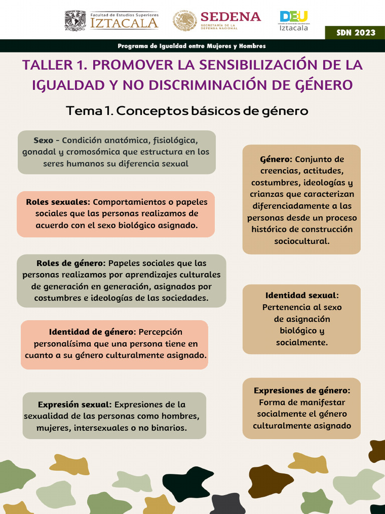 Infografía. Igualdad y no discriminación de género | PDF | Género | Estudios de género