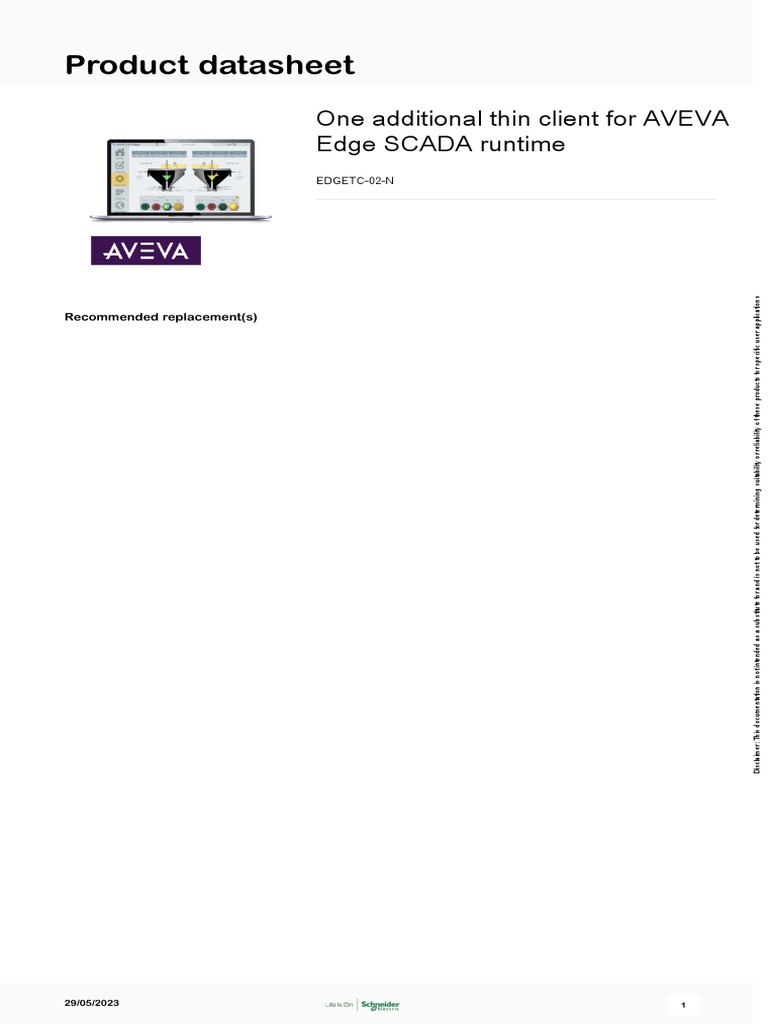 AVEVA™ Edge - EDGETC-02-N | PDF