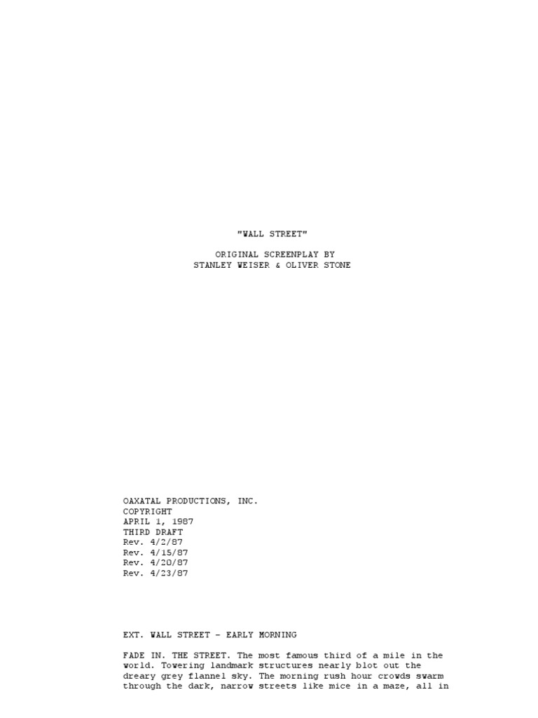 Wall Street | PDF | Business