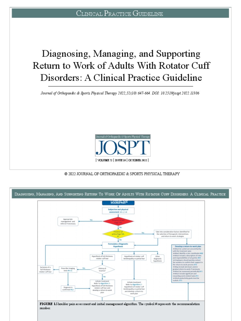 Rotator Cuff CPG | PDF