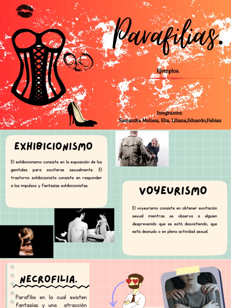 Ejemplos y tipos de parafilias | PDF | Pedofilia | La sexualidad humana