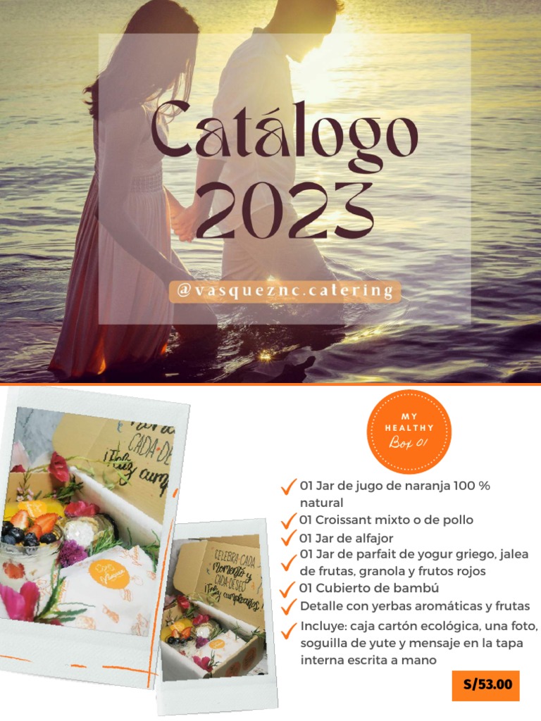 2023 Catalogo Boxes - Vasquez Nutrición Corporativa-888 | PDF | Alimentos | Cocina occidental