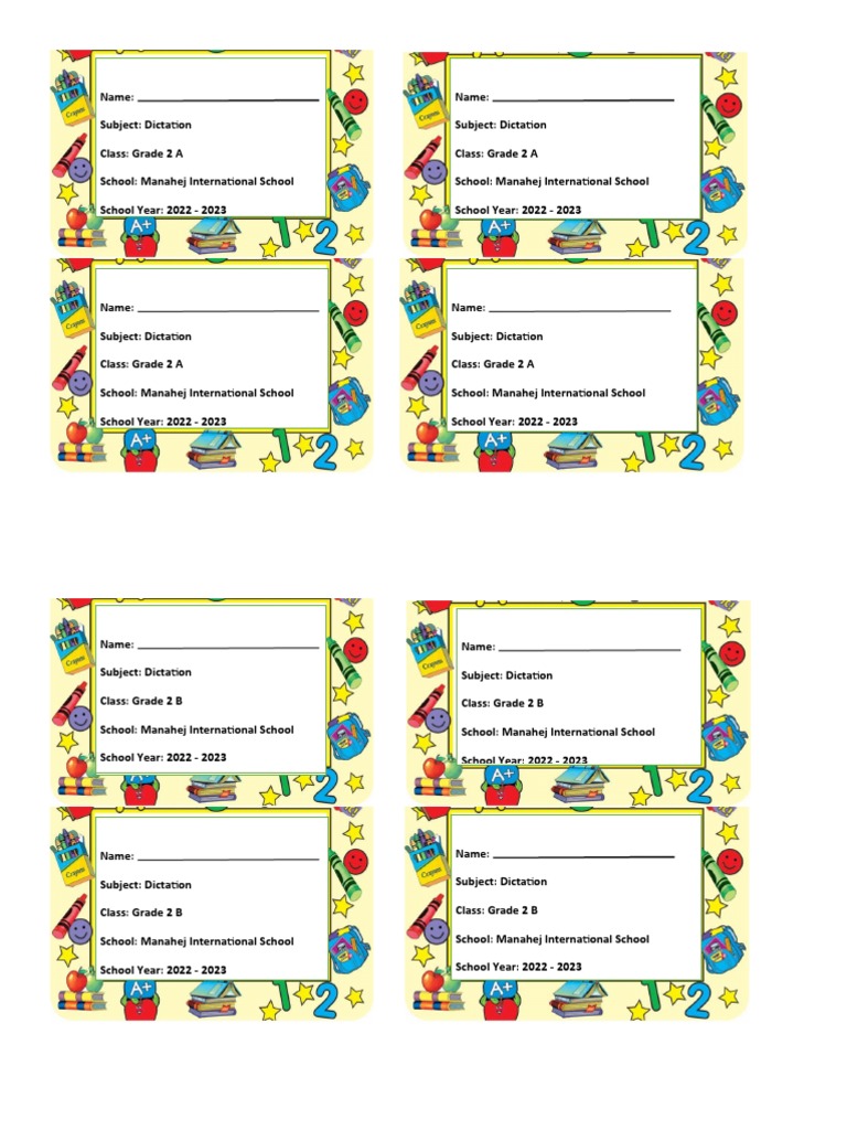 A New Tag Names 1, 2 and 3 | PDF | Educational Assessment And ...