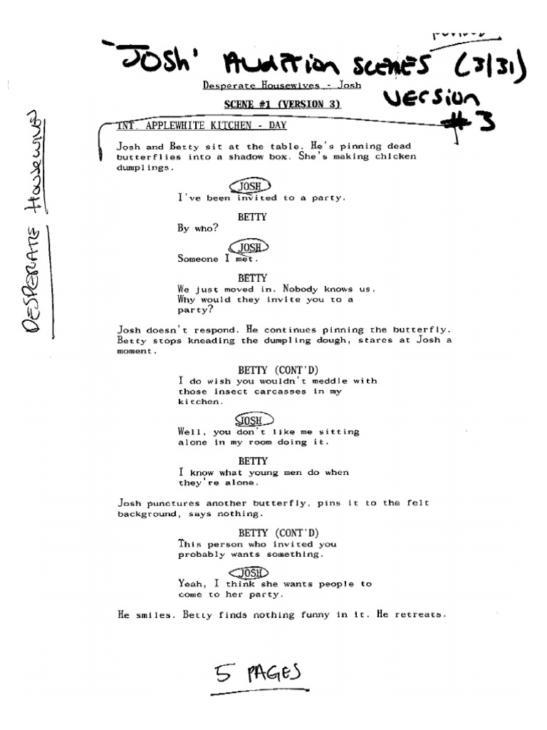 Desperate Housewives Josh Applewhite | PDF