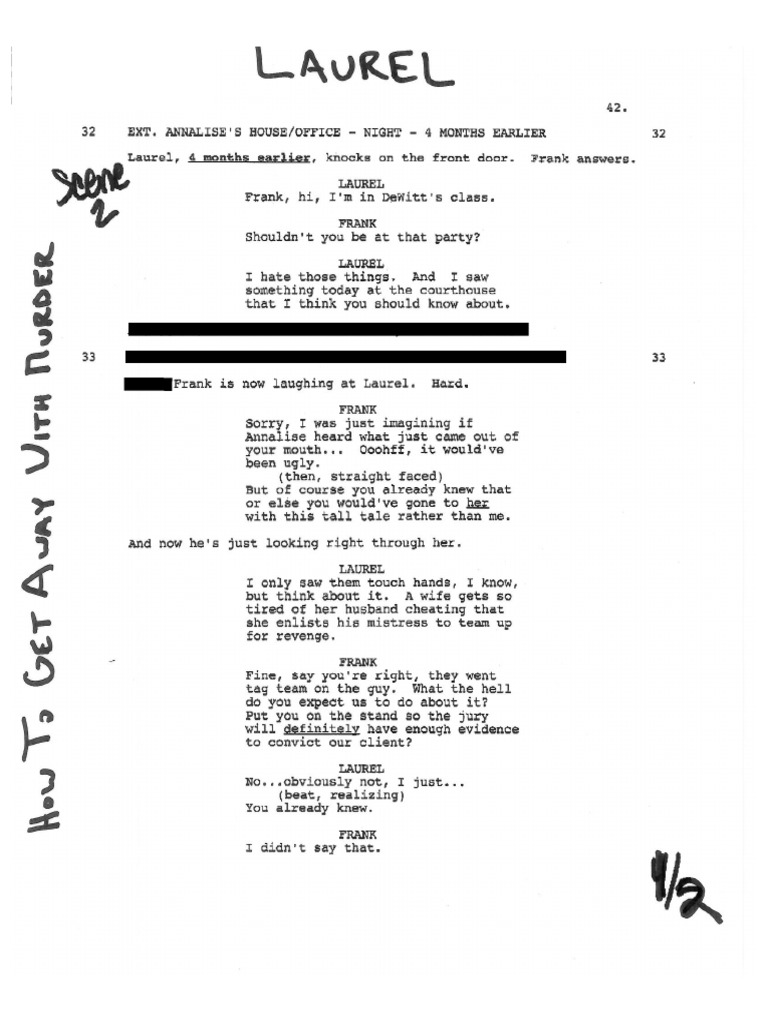 How To Get Away With Murder Laurel | PDF
