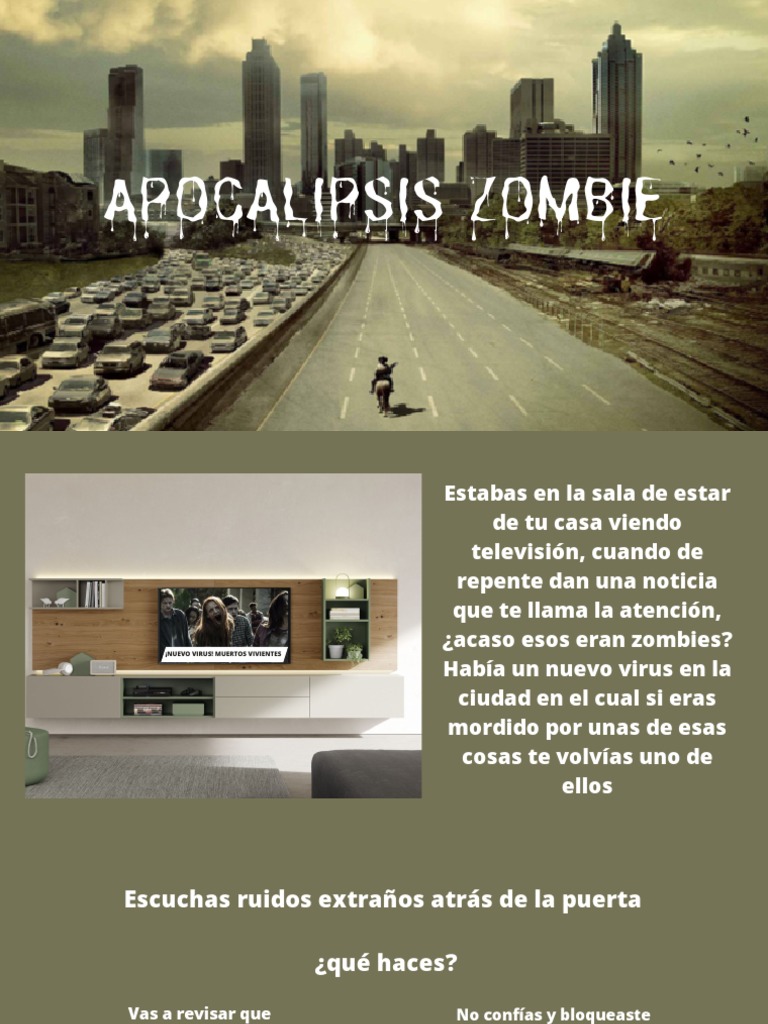 Apocalipsis Zombie: Supervivencia y Vacuna | PDF | Zombis